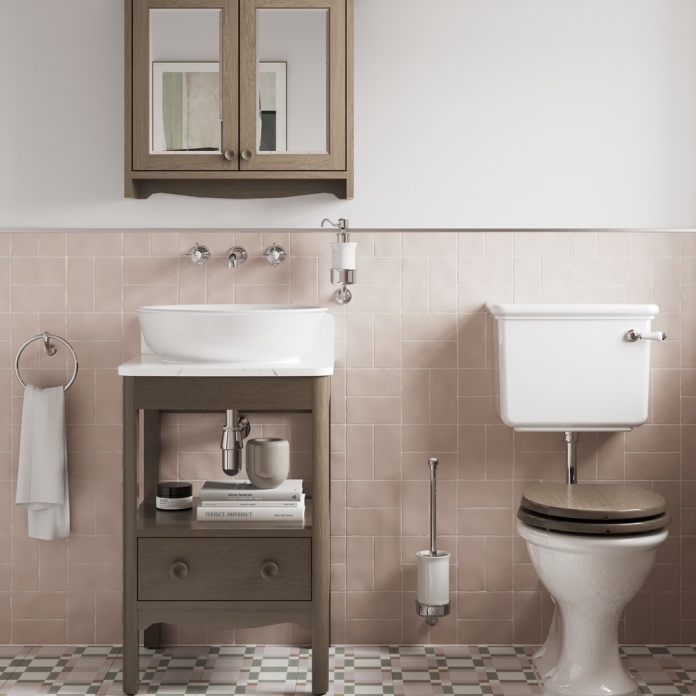 Burlington Guild 500 x 380 White Countertop Basin | Sanctuary